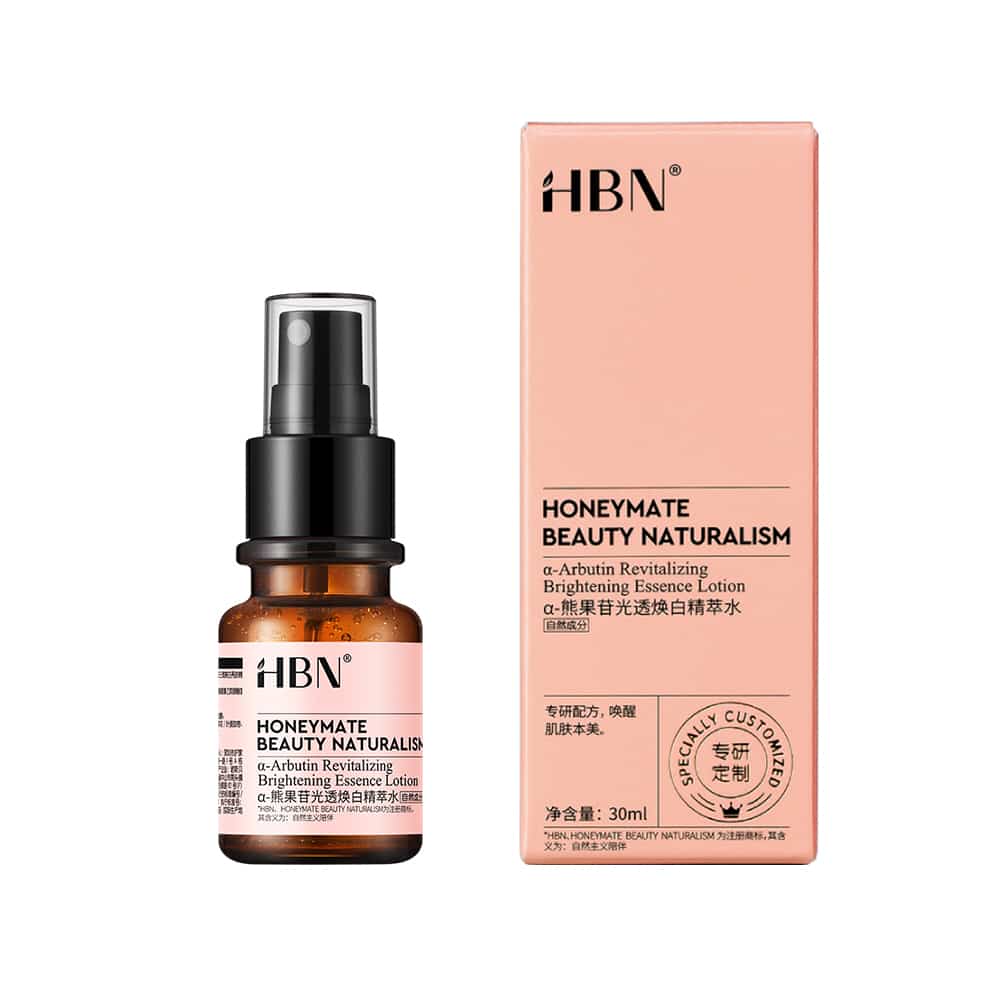 HBN α-熊果苷光透煥白精萃水-特證版 噴頭款 30ml (發光水)