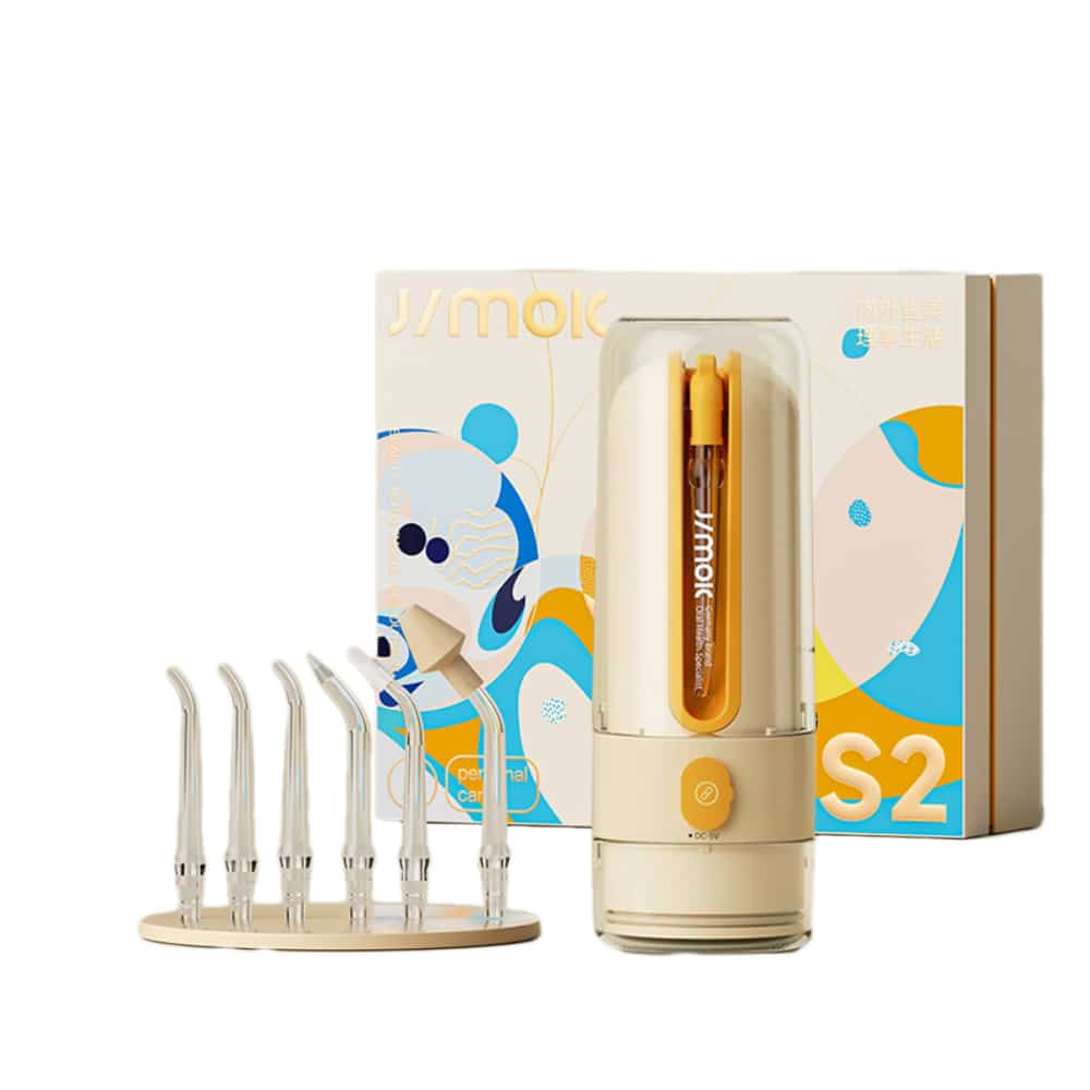 JIMOK S2 便攜沖牙器-奶咖黃