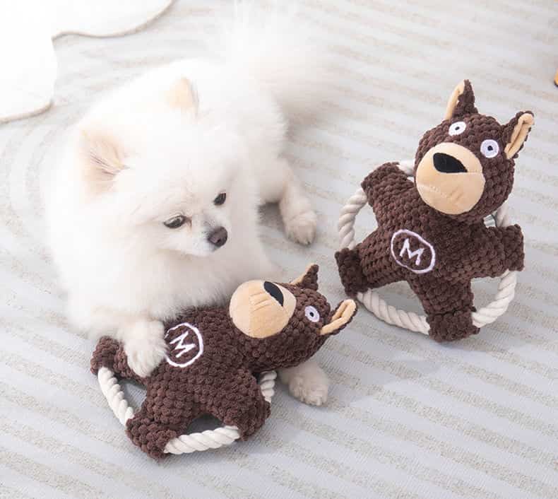 毛寶寶MOBOBO - 小熊耐咬發聲玩具