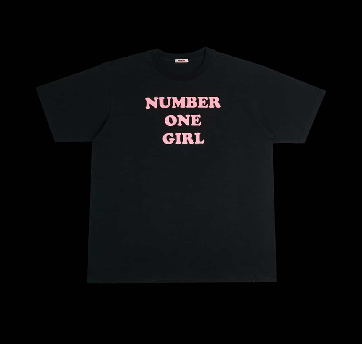 rosé - number one girl black t-shirt