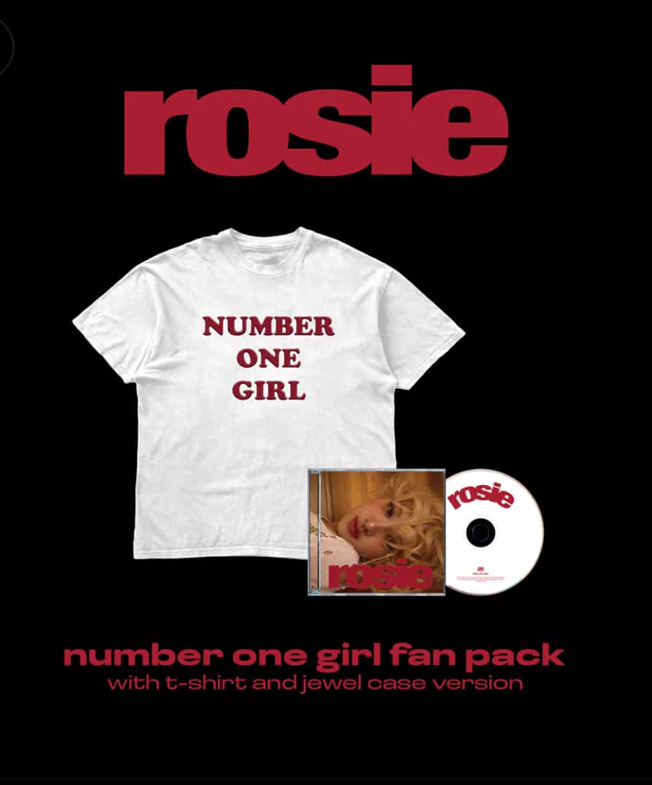 ROSÉ - number one girl t-shirt＋cd套組